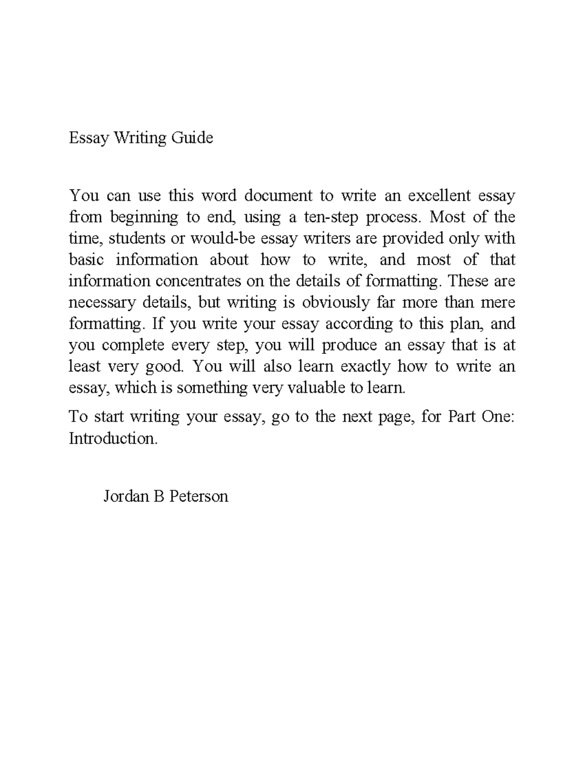 Comprehensive Essay Writing Guide: Tips & Techniques - Studocu