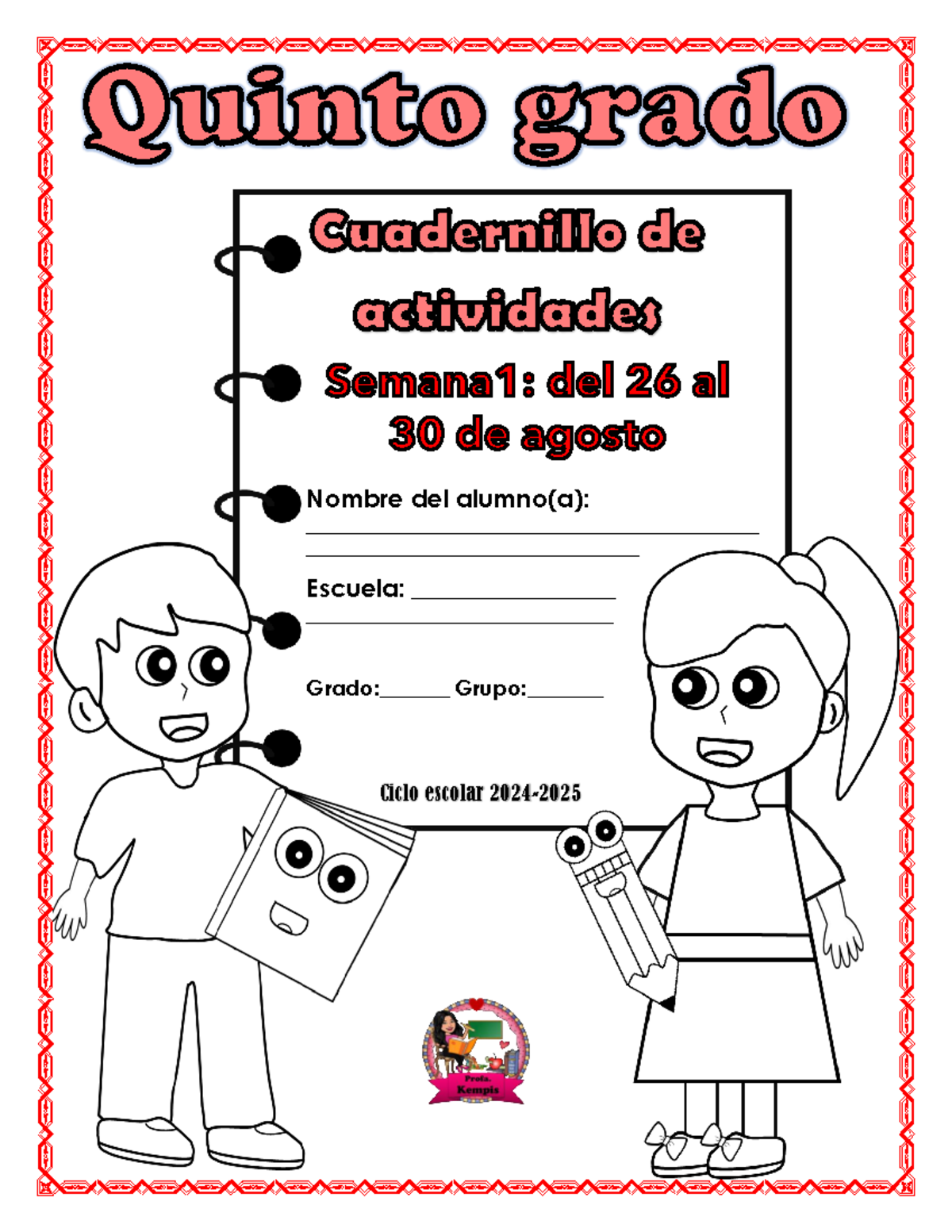 Cuadernillo de Actividades 5° S1 - Profa. Kempis (2024-2025) - Studocu