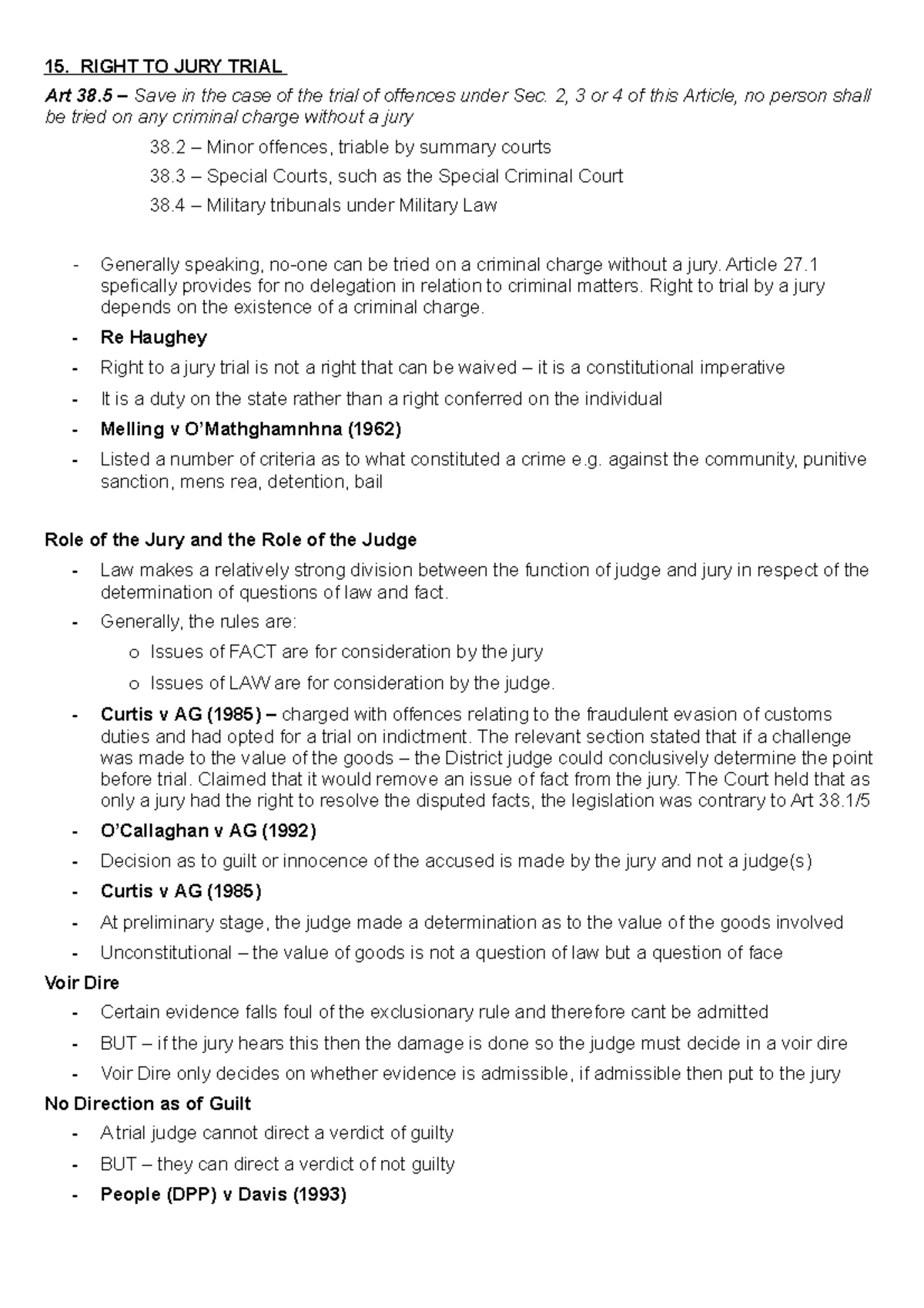 15 Right to a Jury Trial: Key Insights and Constitutional Principles ...