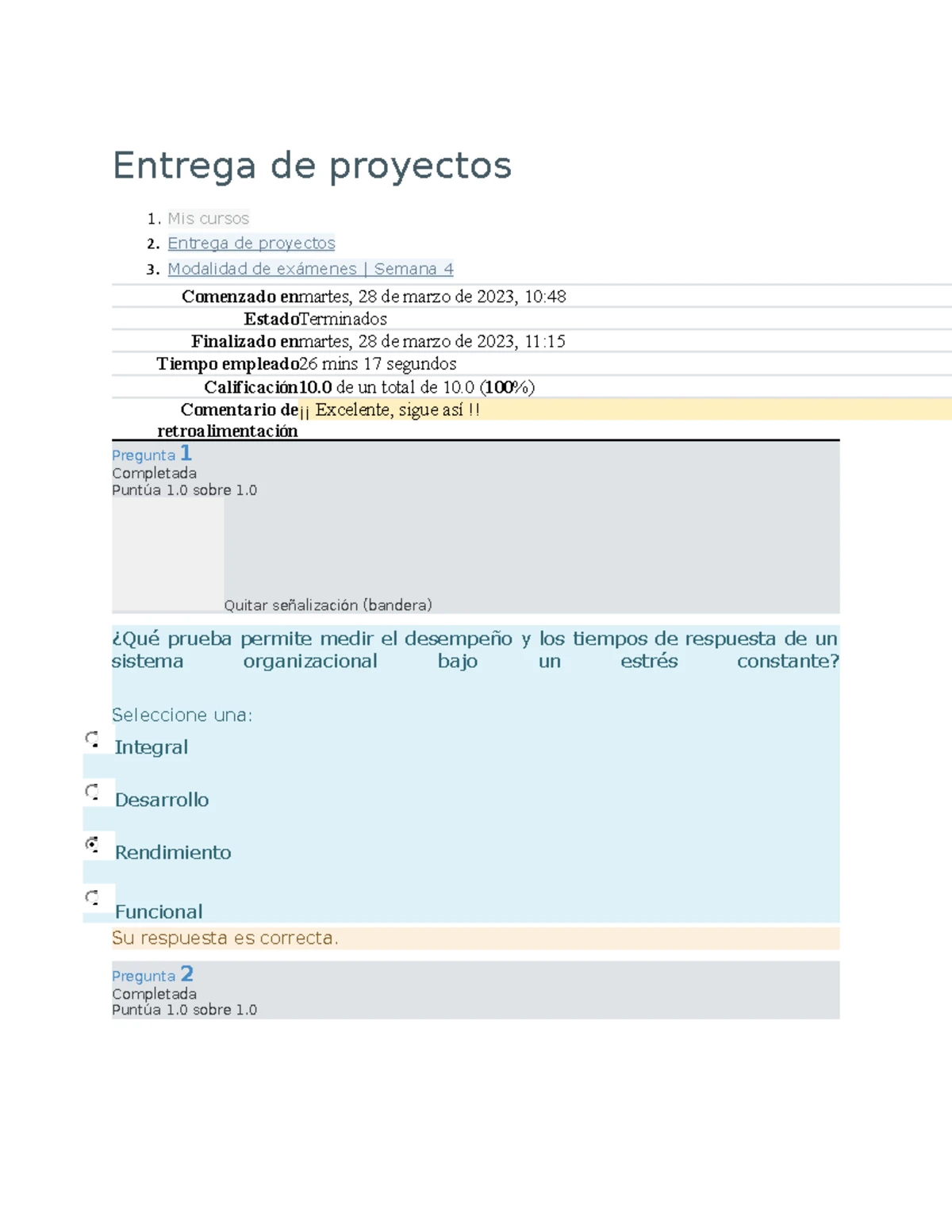 entrega de proyectos - Comenzado en miércoles, 14 de agosto de 2024, 18 32 Estado Terminados ...