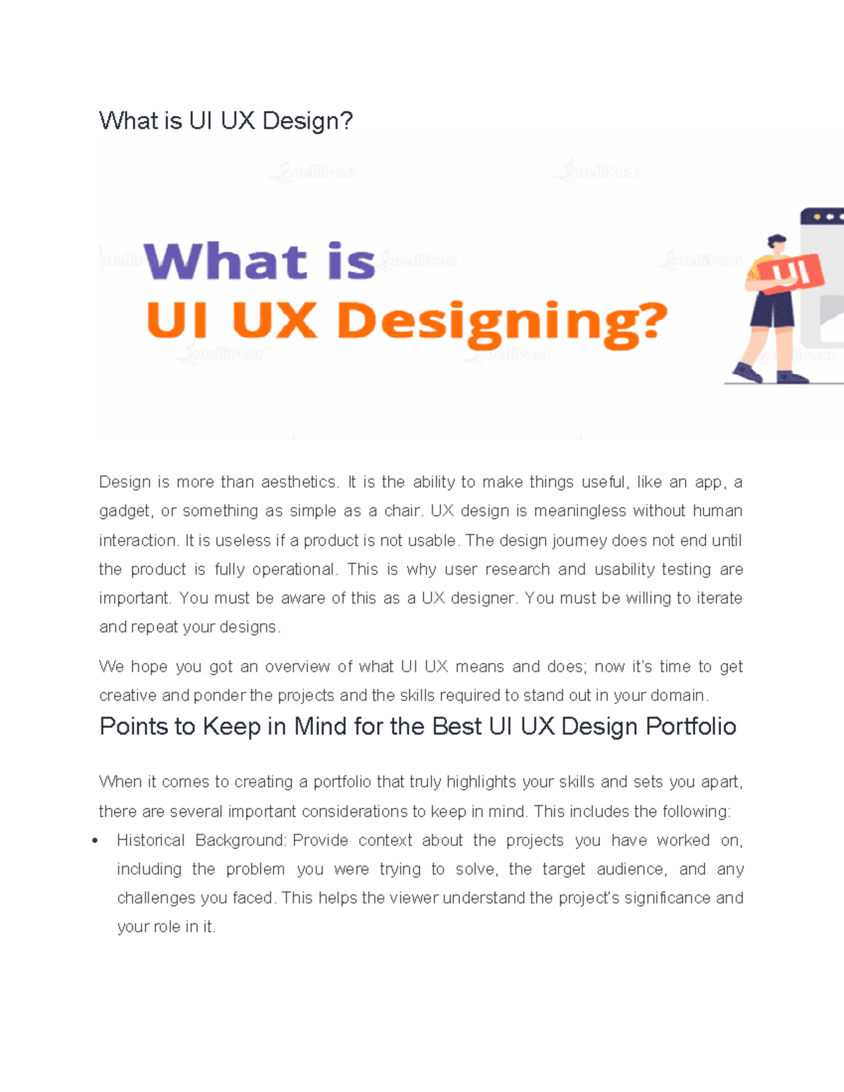 What is UI UX Design - Notes - What is UI UX Design? Design is more ...