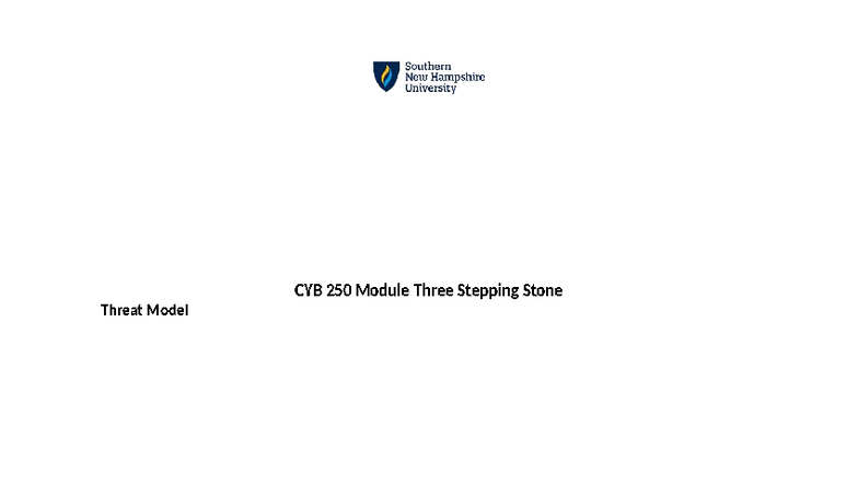 Threat Model Analysis: CYB 250 Module 3 - OPM Breach Insights and ...