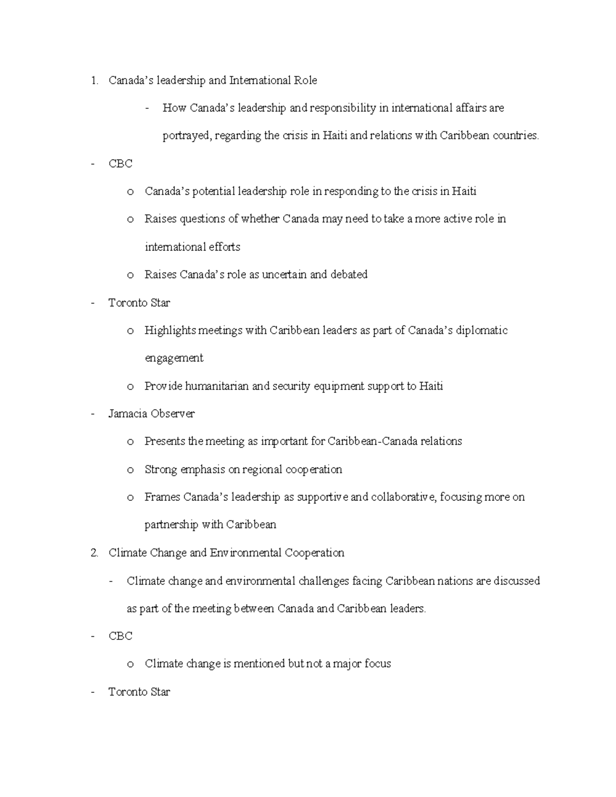 POL3370 C00 Lab 5 - Leadership & Climate Change in Caribbean Affairs ...