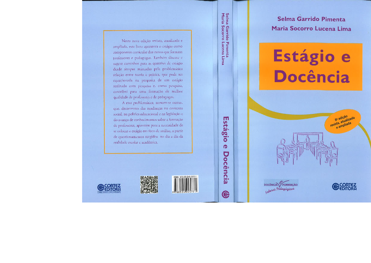 Livro Estágio e Docência (Selma Garrido Pimenta e Maria do Socorro ...