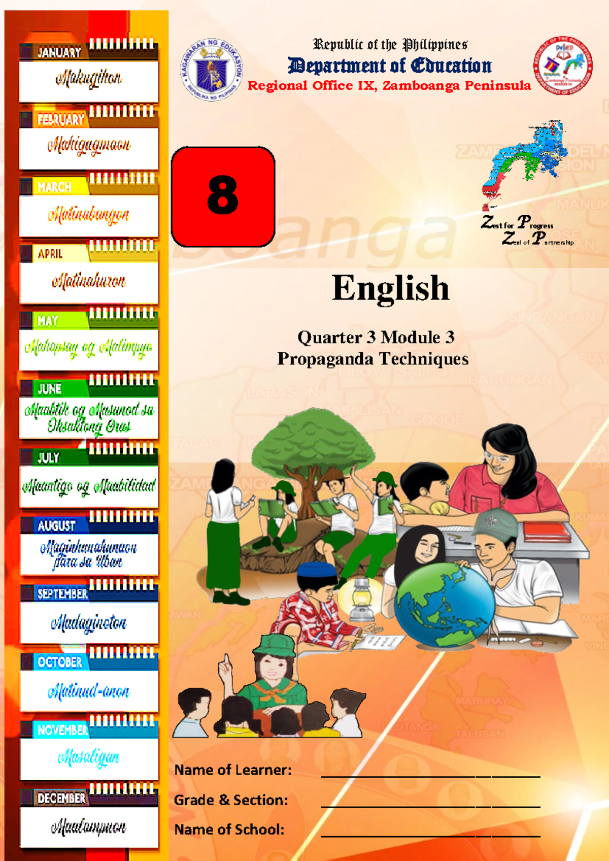 Grade 8 English Q3 - Module 3: Propaganda Techniques Analysis - Studocu