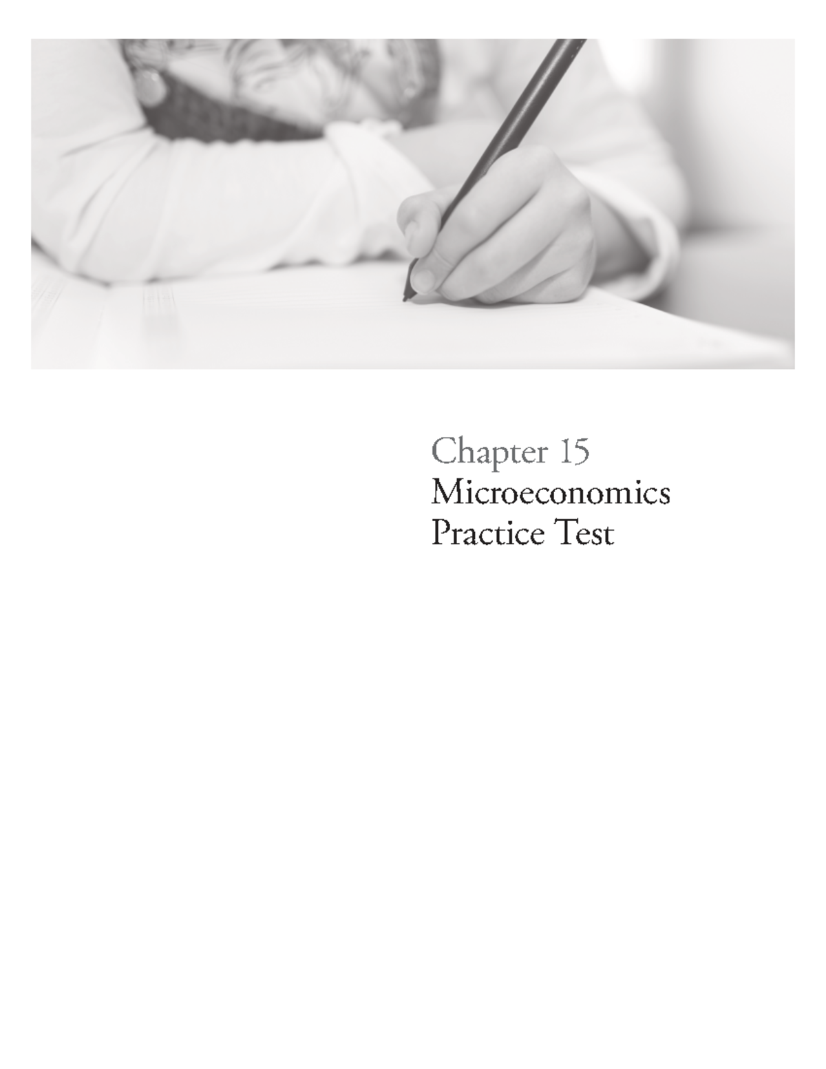 Princeton Review AP Microeconomics Practice Test - Chapter 15 - Studocu
