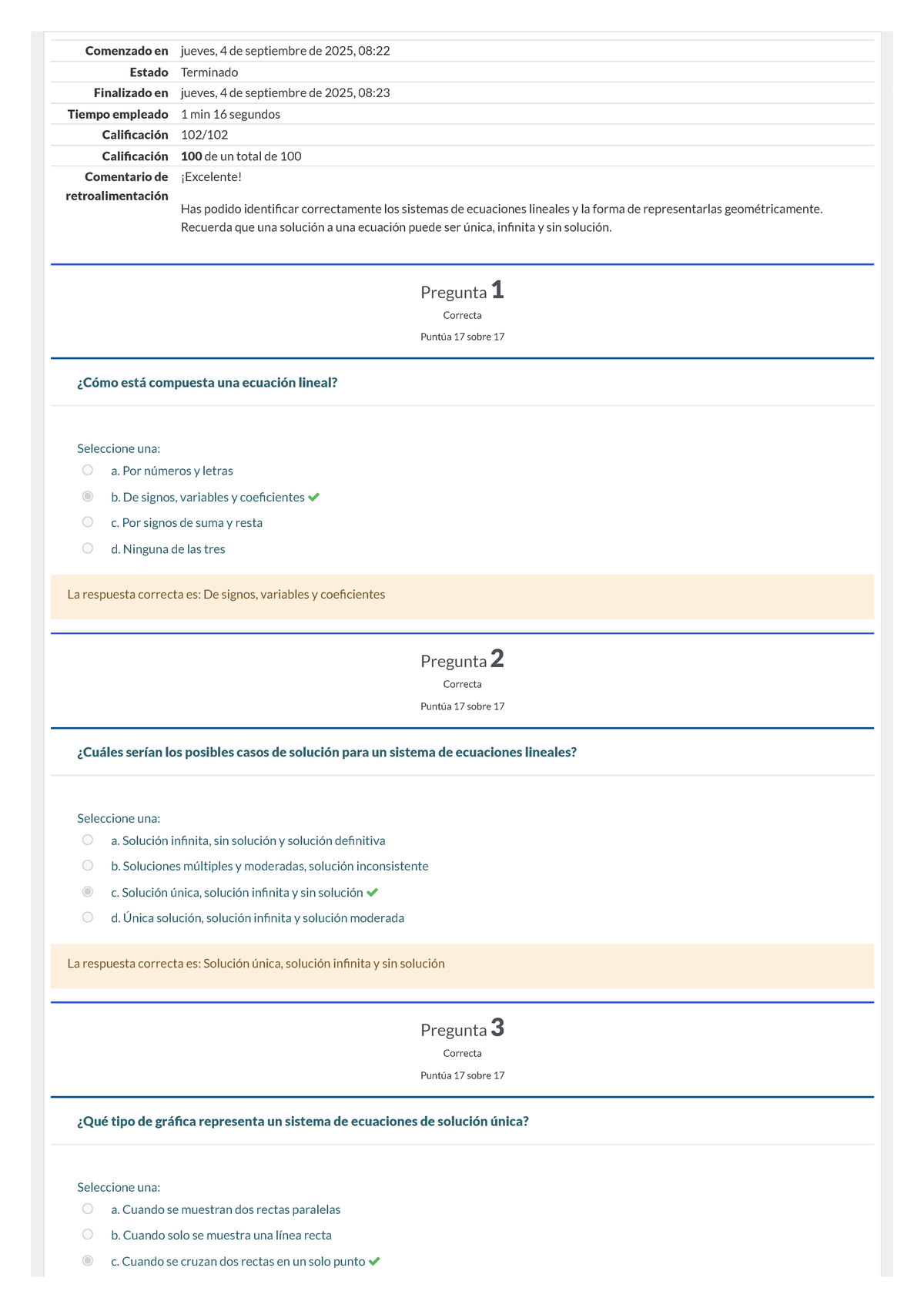 L1. Ejercicio: Ecuaciones Lineales y su Representación Geométrica - Studocu