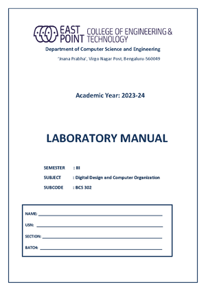 BCS304 DSA, DS LAB 22 Scheme - 1 DATA STRUCTURES AND APPLICATIONS ...