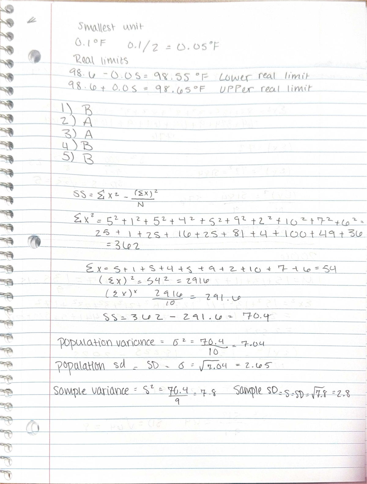 Statistics 101: Understanding Real Limits and Variance Calculations ...