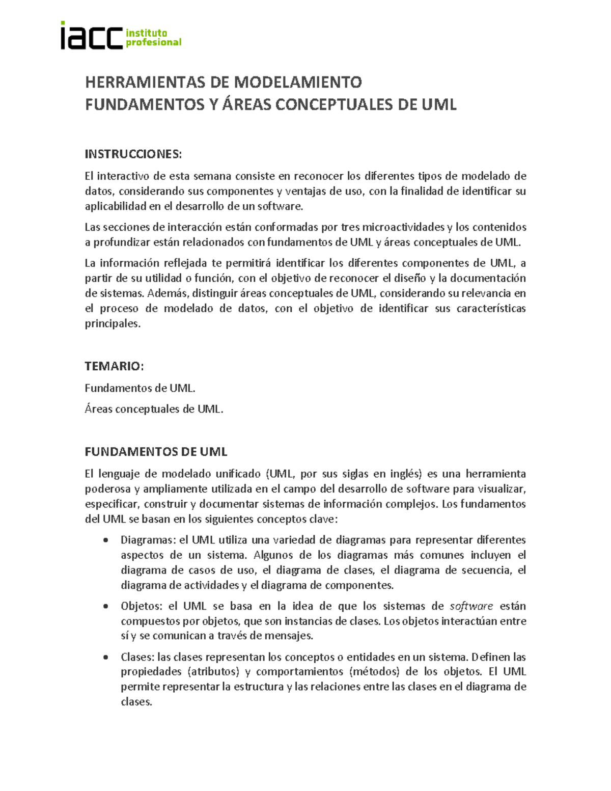 S1 Interactivo: Fundamentos y Áreas Conceptuales de UML - Hermd 1304 ...