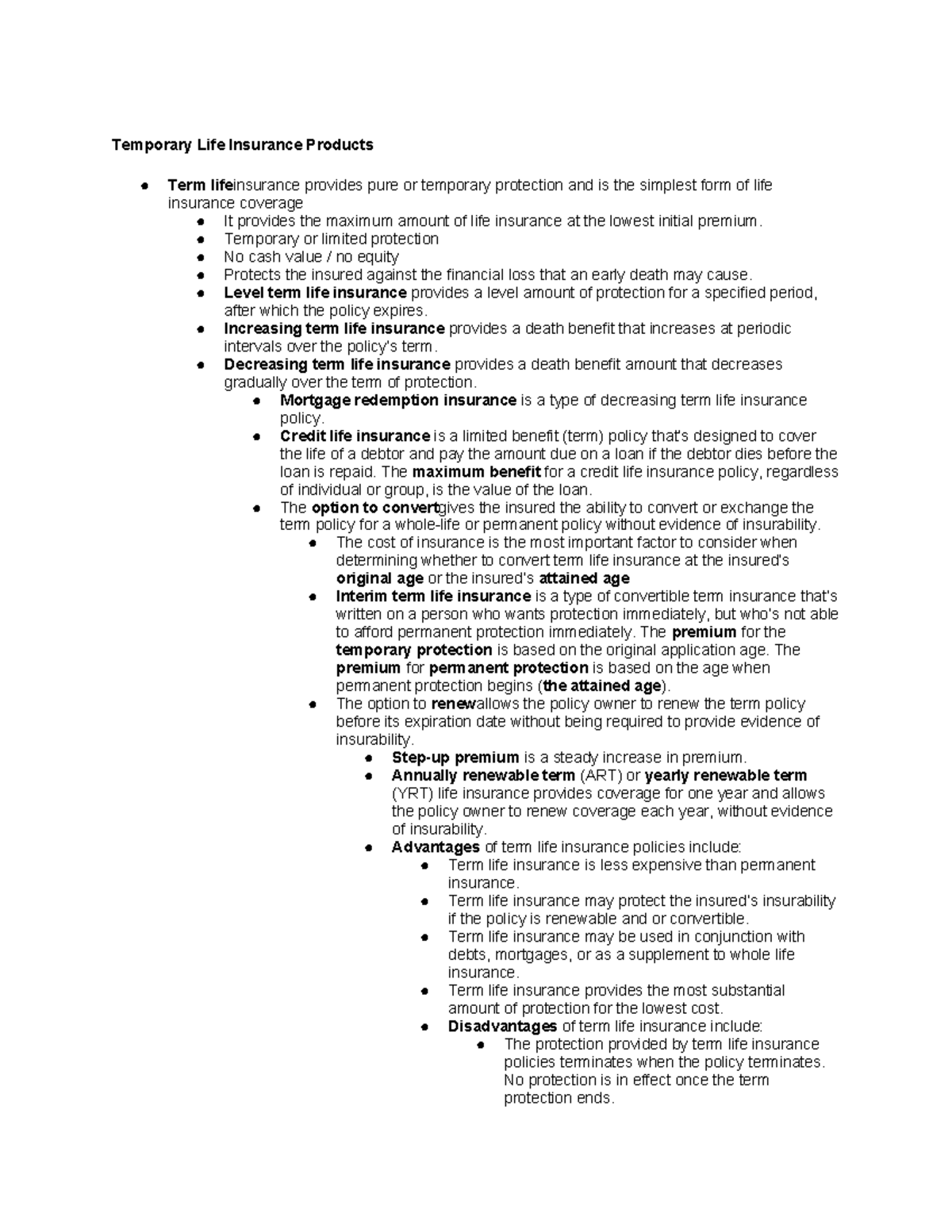 Exploring Life Insurance: Types, Benefits & Key Concepts for CL 101 ...