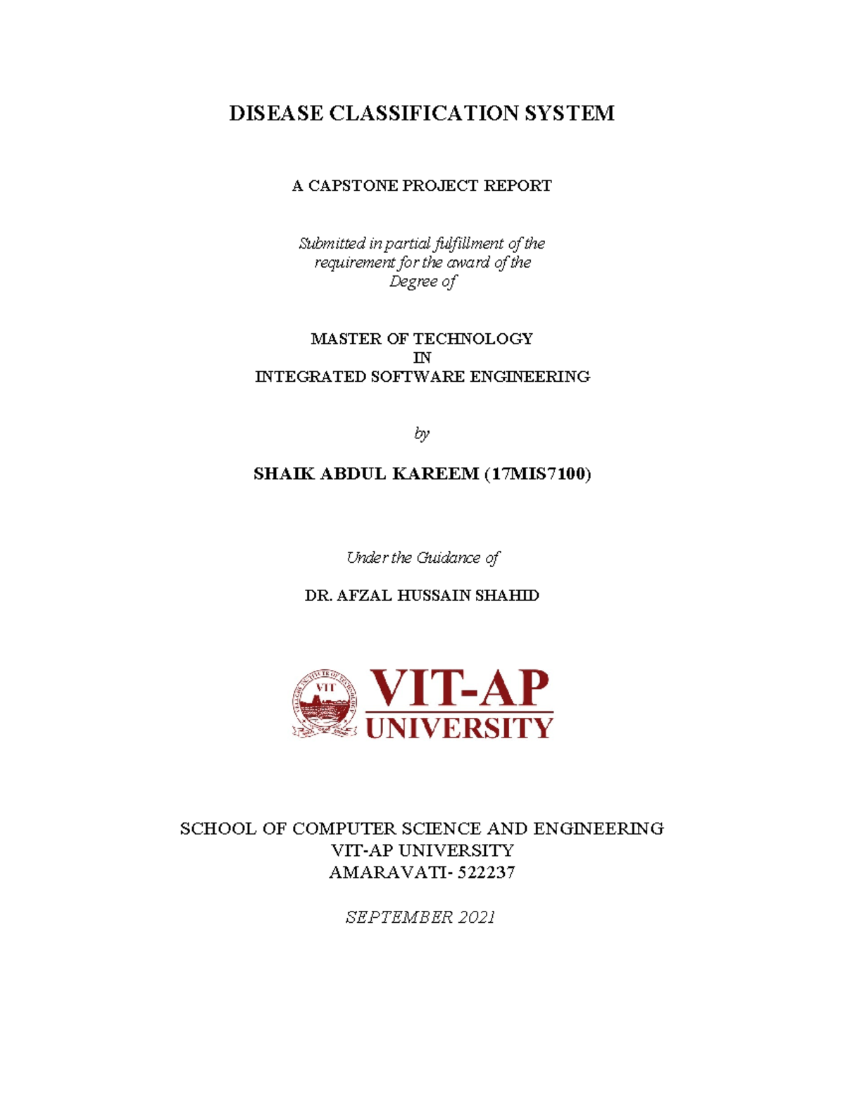 Disease Classification Using Machine Learning: A Capstone Project ...
