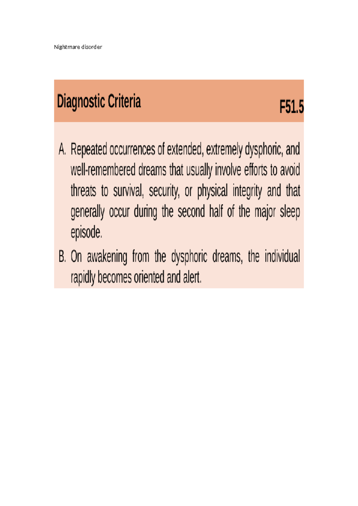 Nightmare Disorder Overview: Prevalence, Risk Factors, and Diagnosis ...
