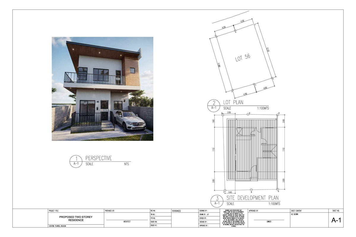 4.230 12.120 Site Development Plan & Lot Details (Scale 1:100M) - Studocu