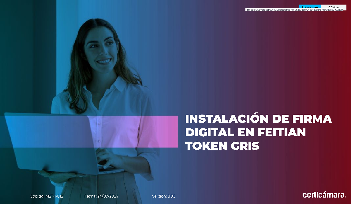 Instalación de Firma Digital en Token Feitian Gris - Guía Completa ...