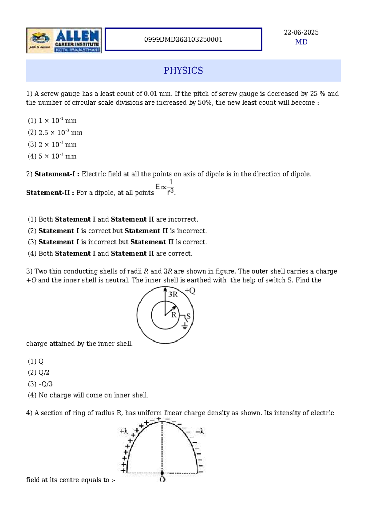 MD PHYSICS - Allen DLP - Comprehensive Study Guide - Studocu