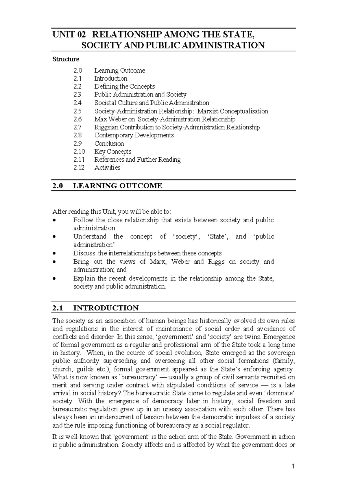 Chapter 2 relationship among the state society and public ...