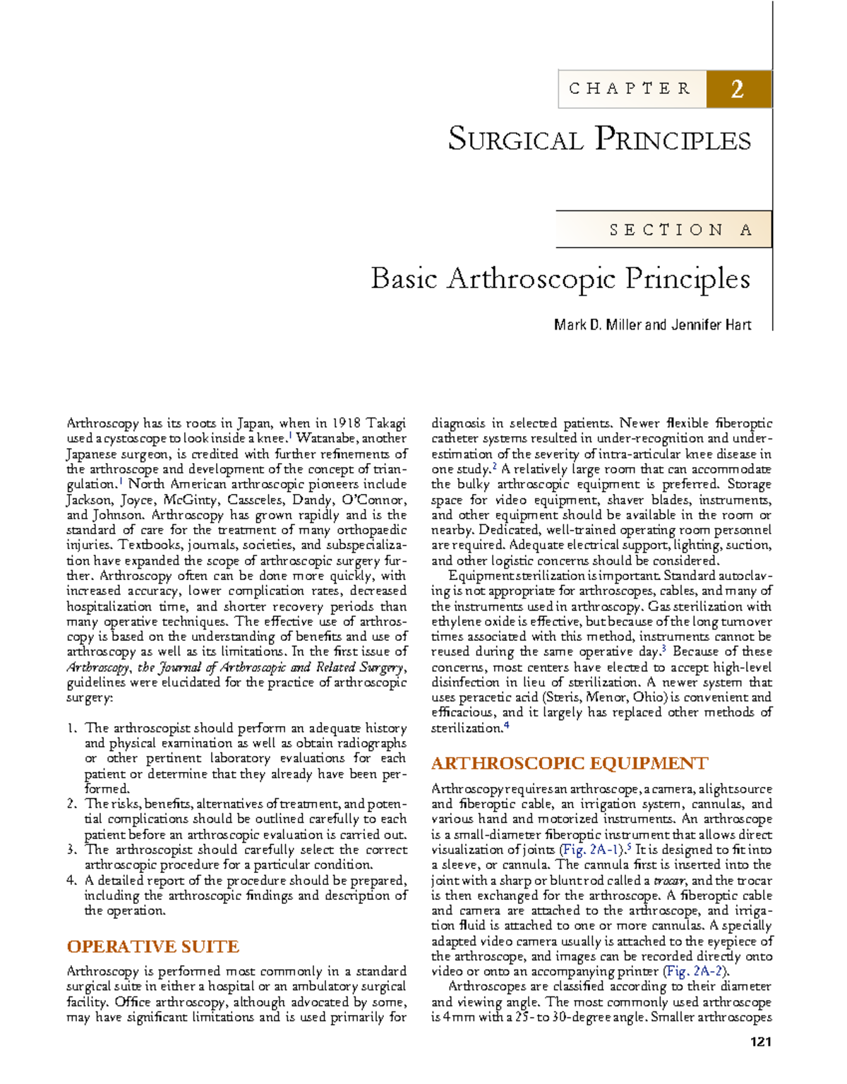 Surgical Principles: A Comprehensive Overview of Arthroscopy Techniques ...