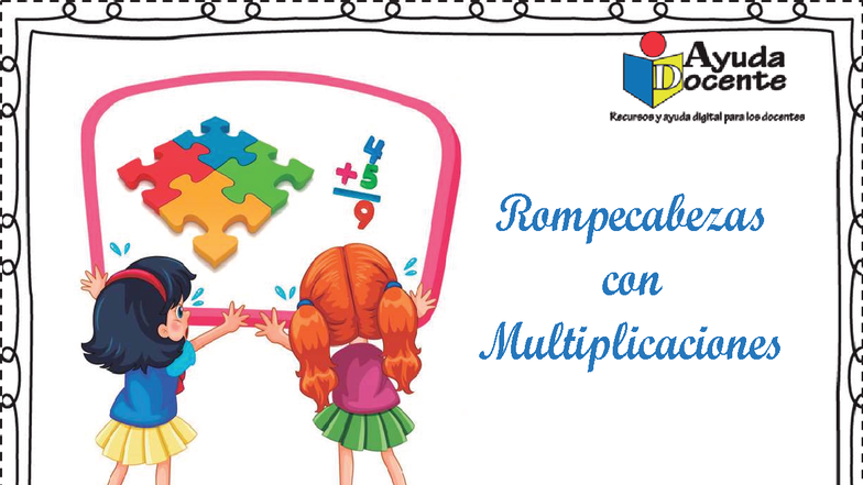 Rompecabezas de Multiplicaciones: Actividades Interactivas - Studocu