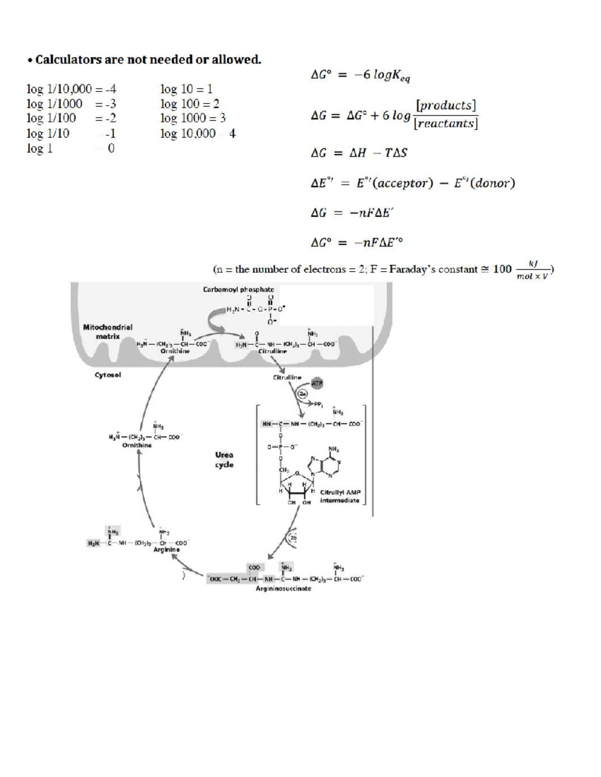 Unit 3 - Math Hints & Pathways for Biochemical Reactions - Studocu