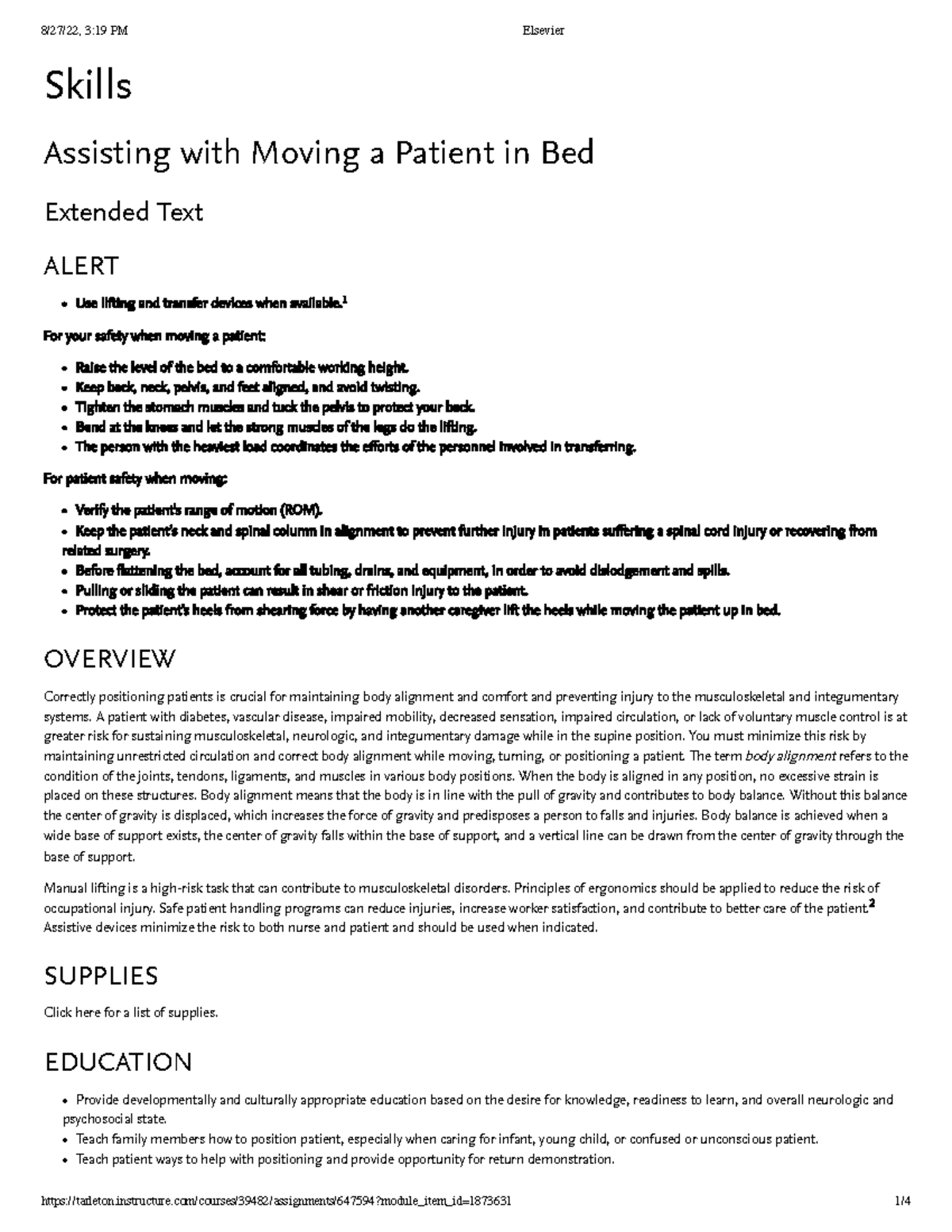 Patient Mobility Assistance in Bed: Best Practices and Safety Tips ...