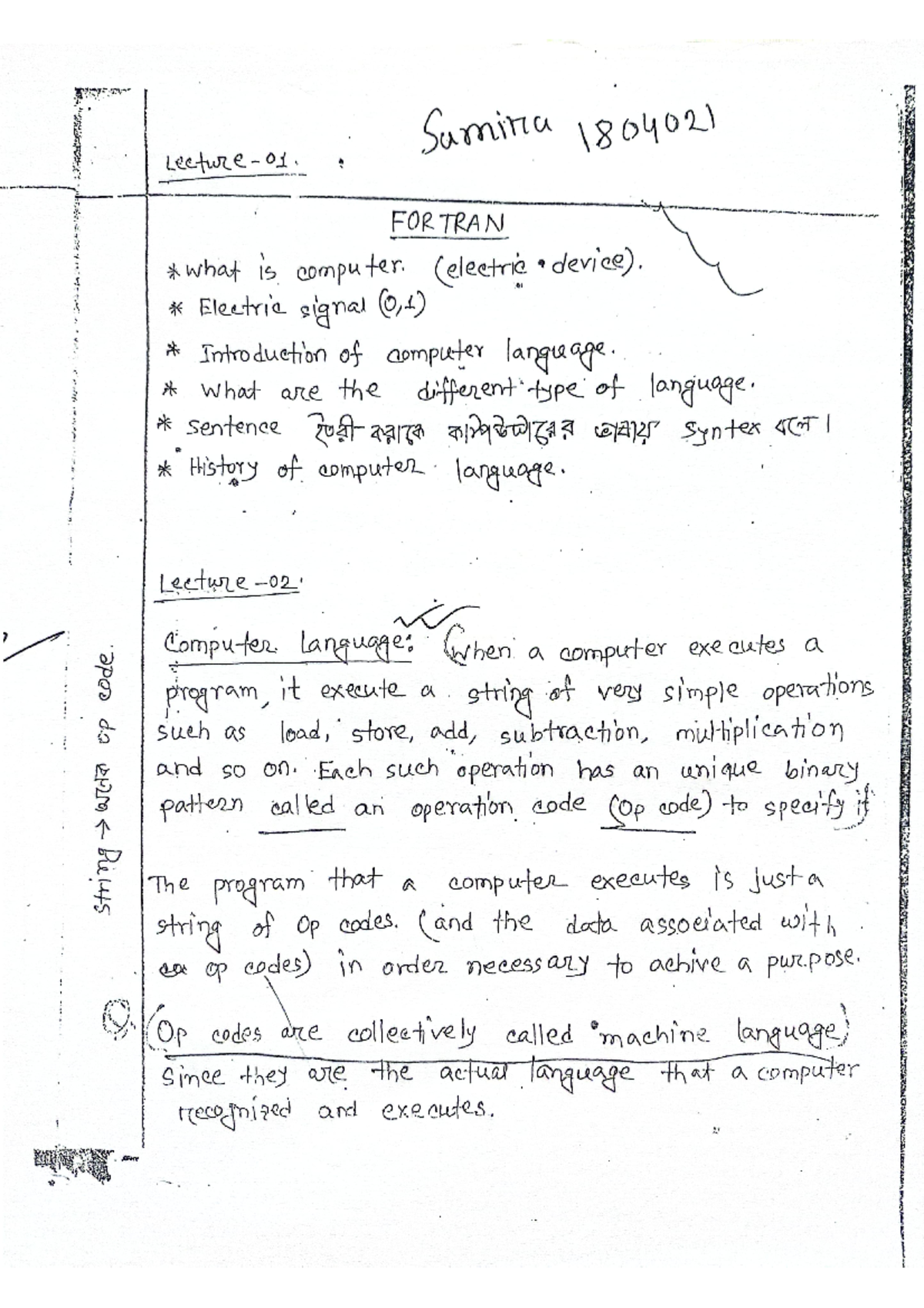 Fortan - Jfjggxgxy - Sumira 1804021 FORTRAN what is computer. (electric ...