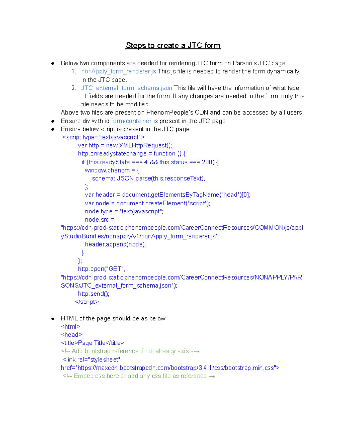 Creating a JTC Form: Essential Steps and Components - Studocu