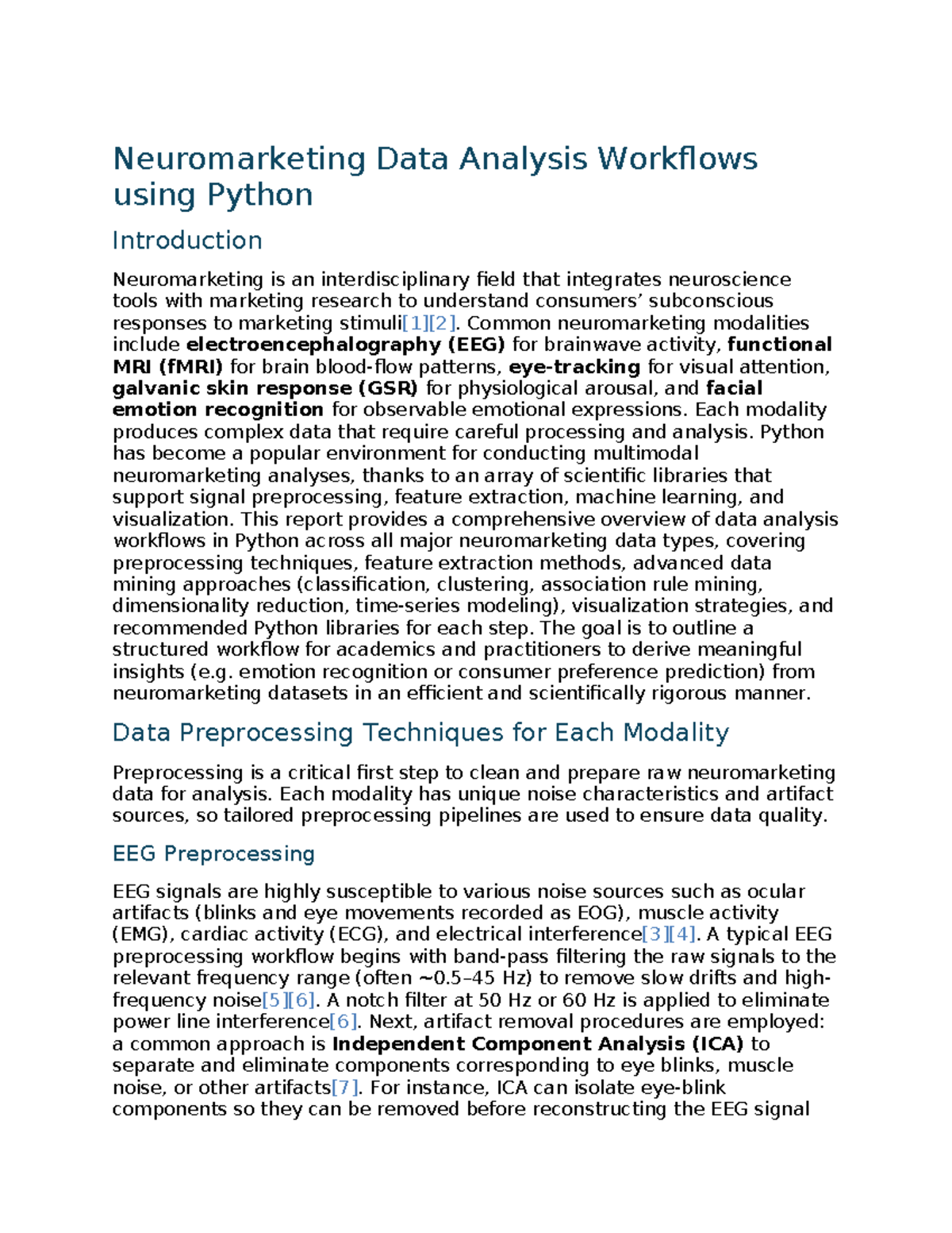 Neuromarketing Data Analysis Workflows in Python: A Comprehensive Guide ...