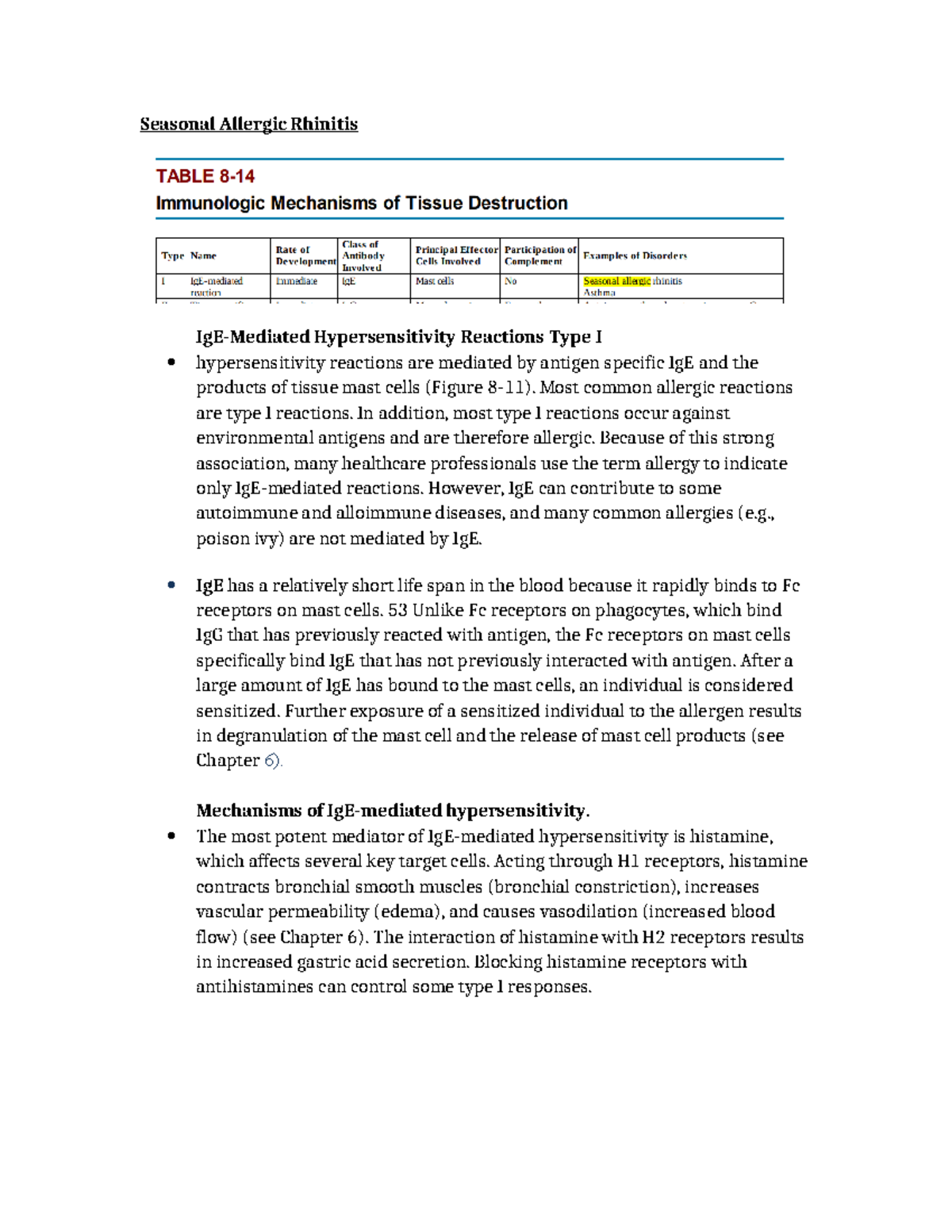 Patho 2 Exam Study Guide: Allergic Reactions & Disease Mechanisms - Studocu