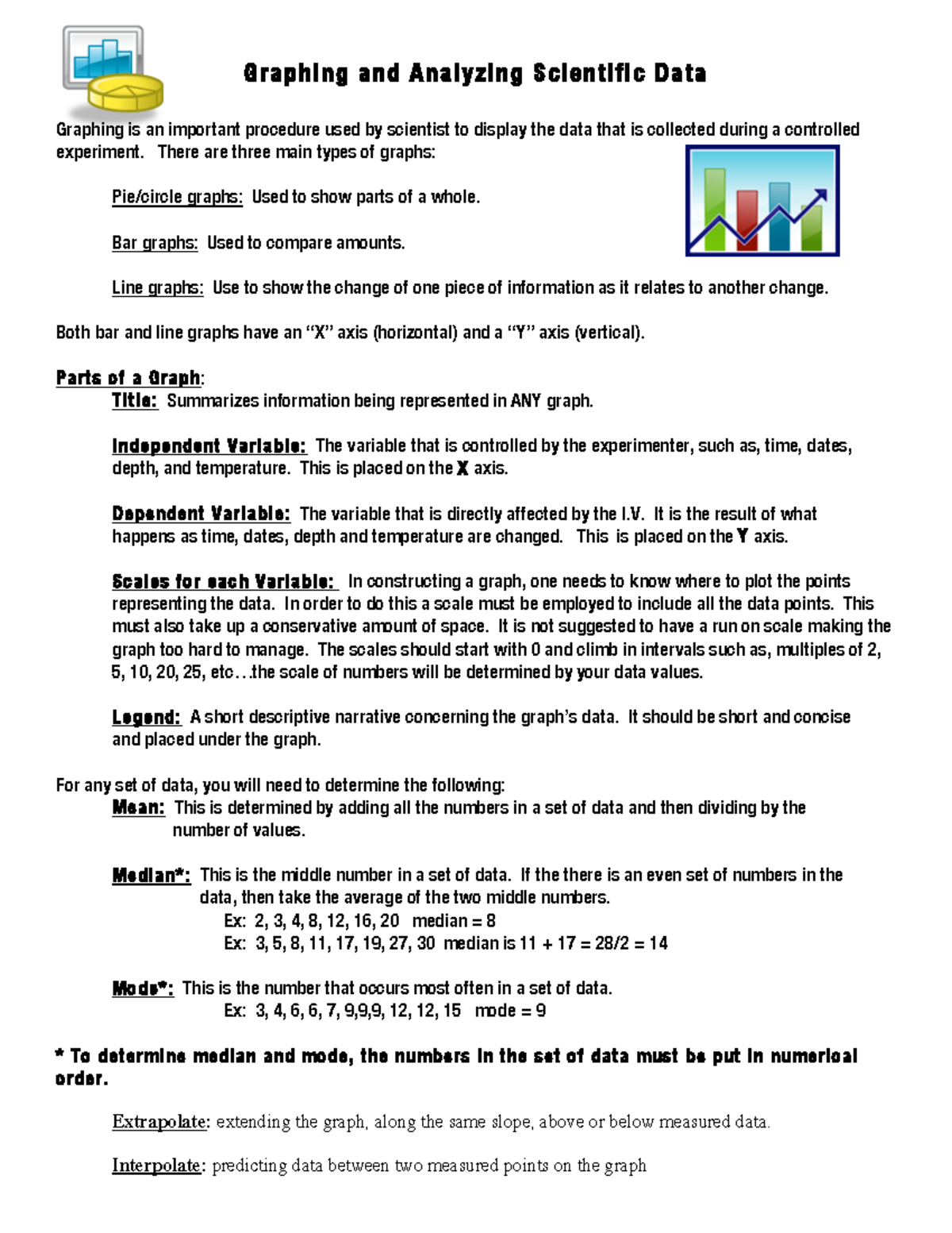 Graphing Practice - Pretty simple worksheet - Graphing and Analyzing ...