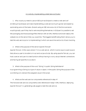IT260 4-2 Web Service Architecture Diagram - 4-2 Activity: Web Service Architecture Diagram ...