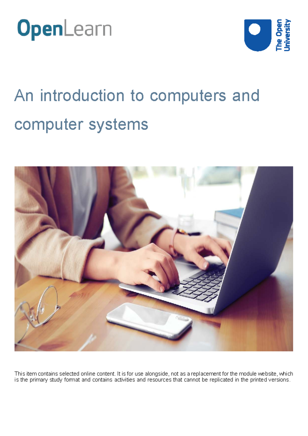 Introduction to Computers and Computer Systems (Course Code: OU) - Studocu