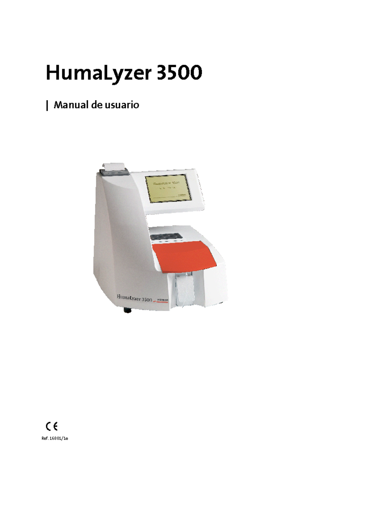 Manual de Usuario Humalyzer 3500 - Química II - UCV - Studocu