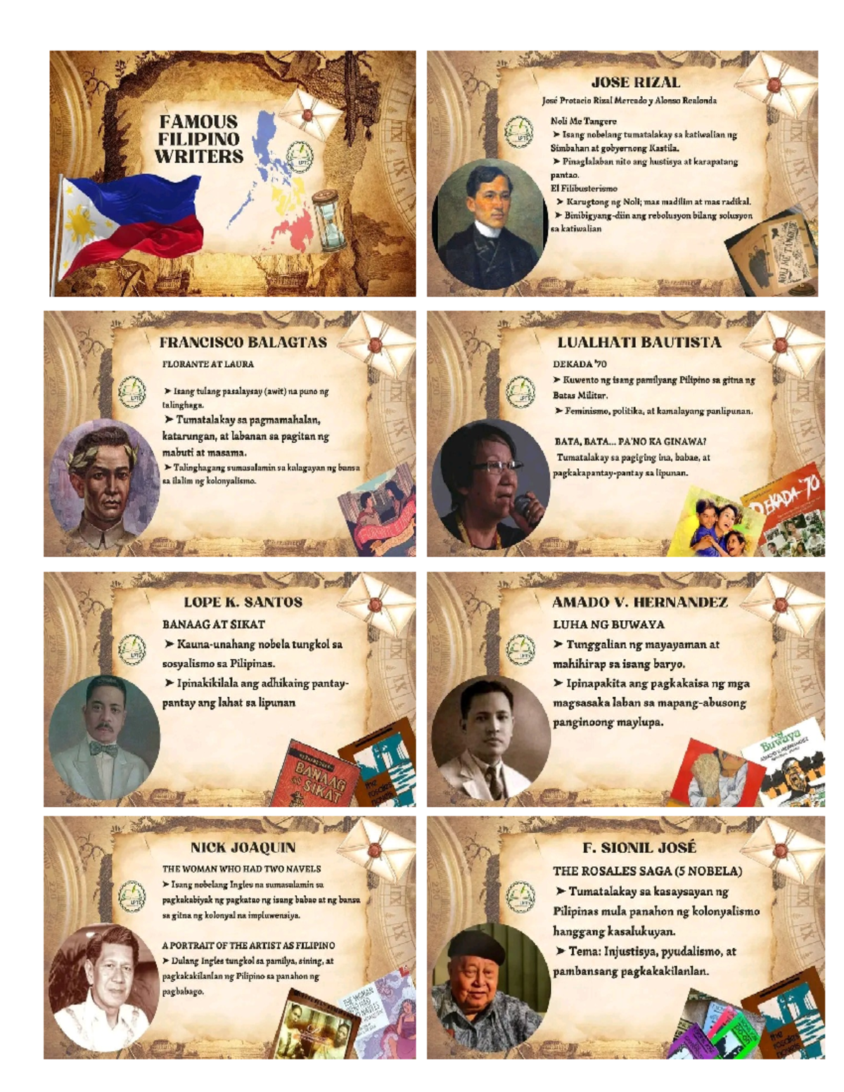 Filipino Literature: Key Works and Themes (LPTS) - Studocu