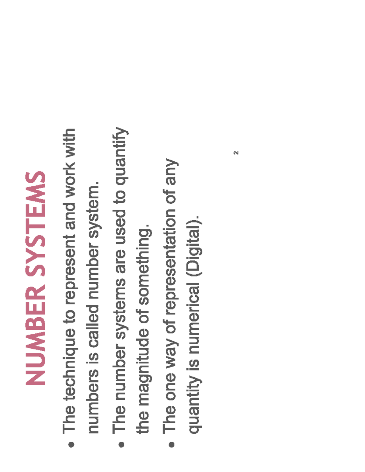 DLD UNIT-1: Understanding Number Systems and Their Conversions - Studocu