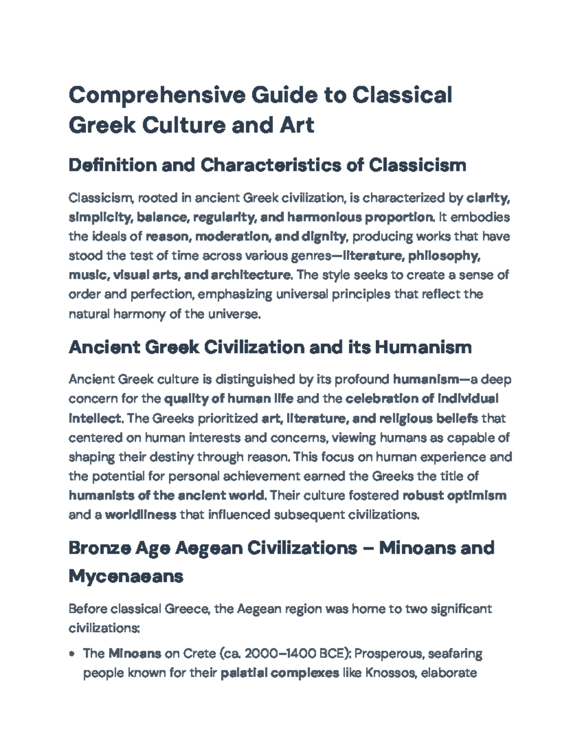 Comprehensive Overview of Classical Greek Philosophy and Culture - Studocu