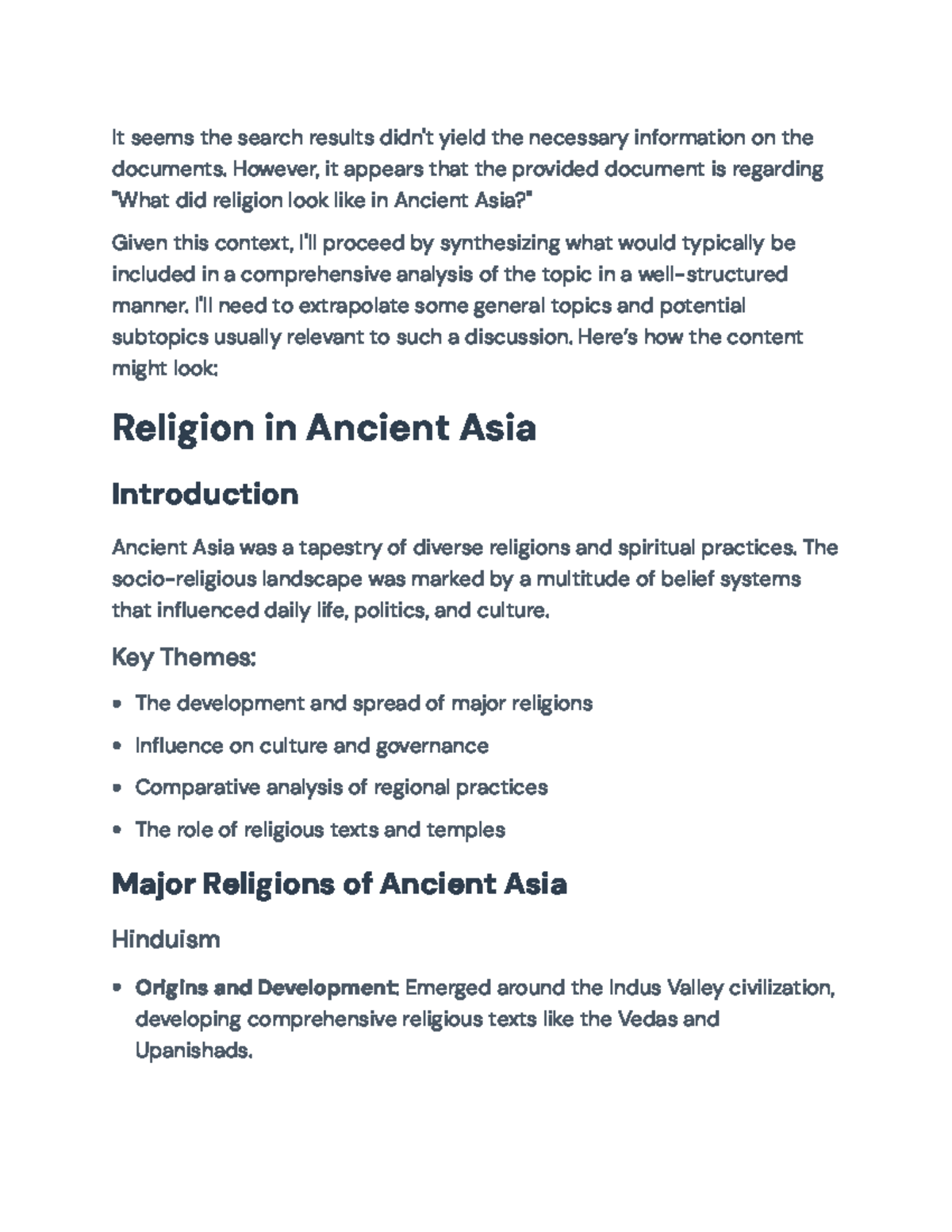 REL 101: Religion in Ancient Asia - A Comprehensive Overview - Studocu