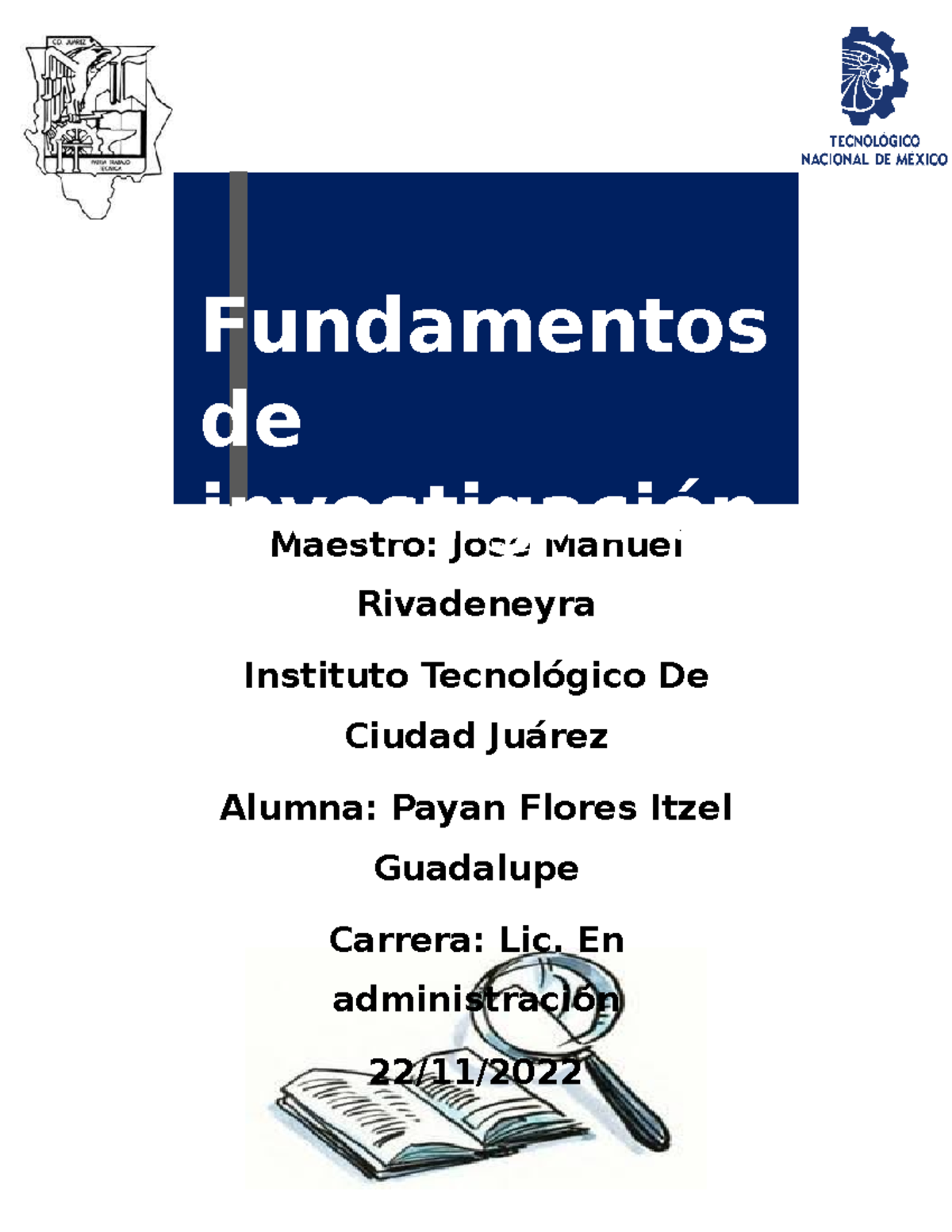 Índice - siempre son necesarios en la uni - Maestro: José Manuel ...