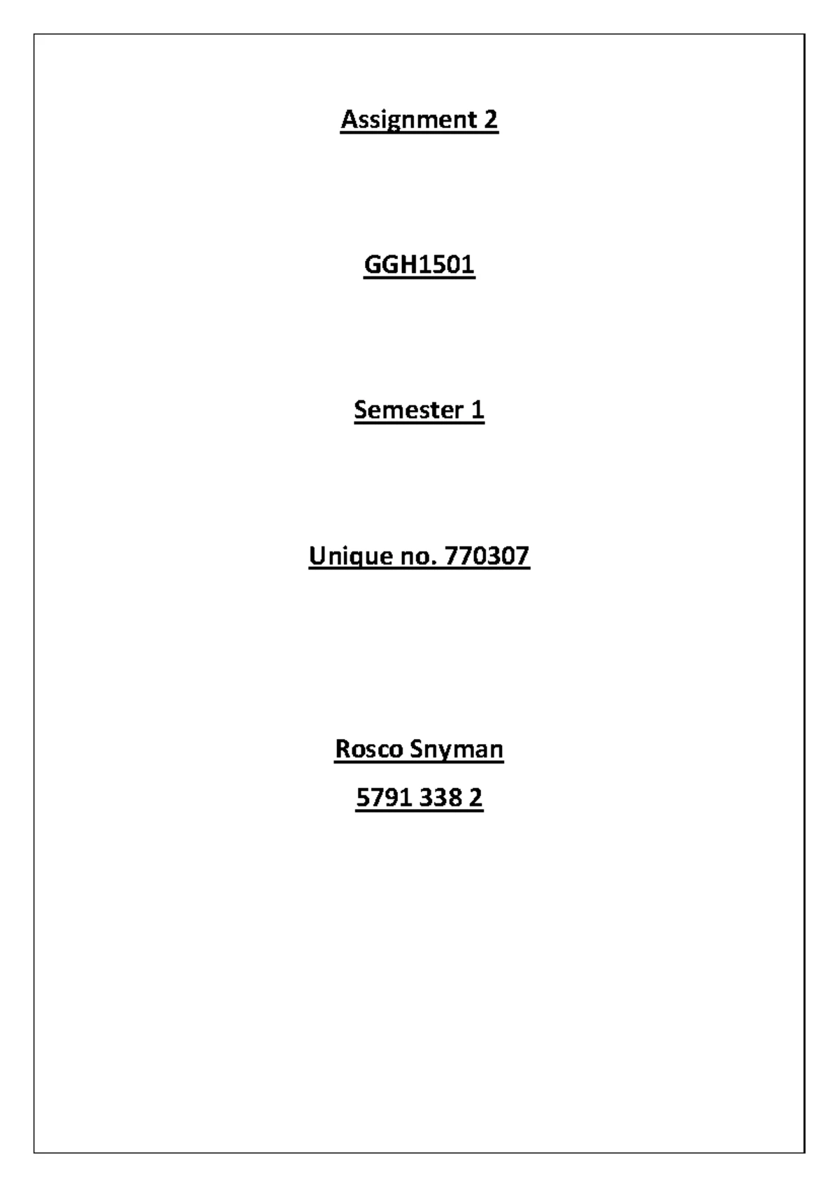 Summary of required reading S ggh1501 - LEARNING UNIT 1 THINKING LIKE A GEOGRAPHER The required ...