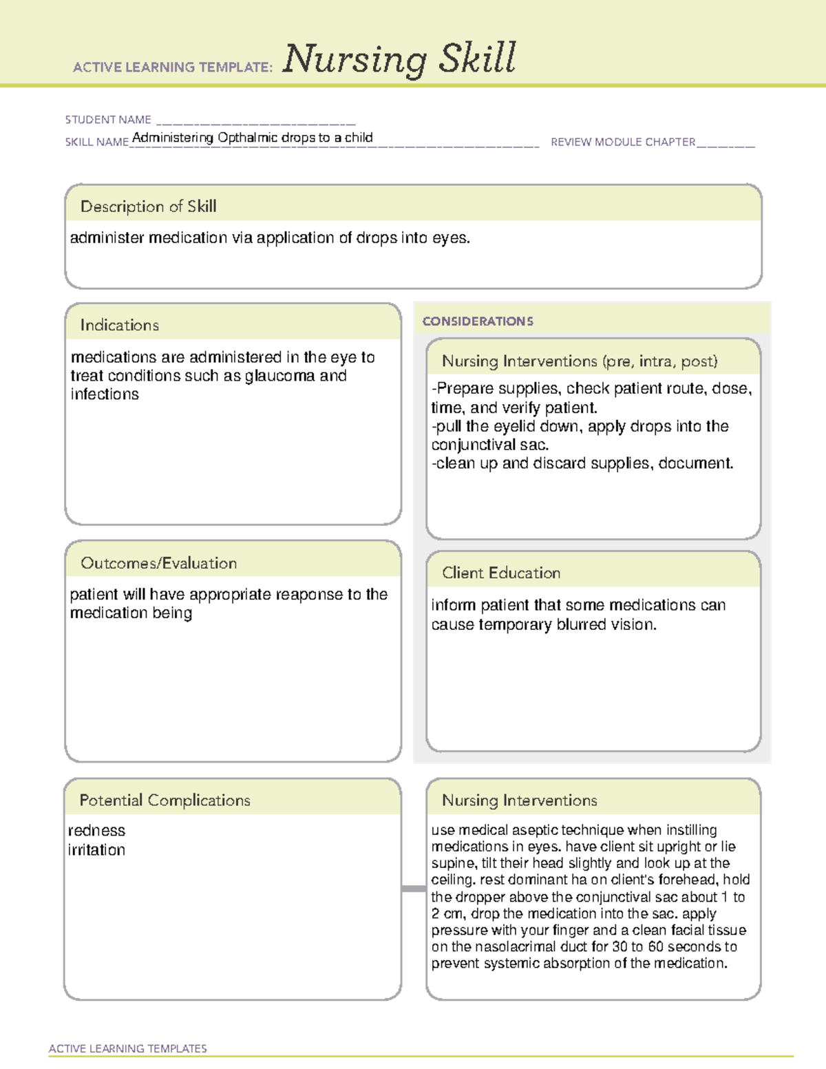 Administering Ophthalmic Drops in Pediatric Patients: Nursing Skills ...
