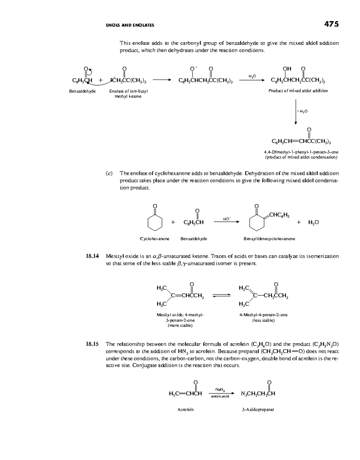 475 ENOLS AND ENOLATES: Mixed Aldol Reactions Explained - Studocu