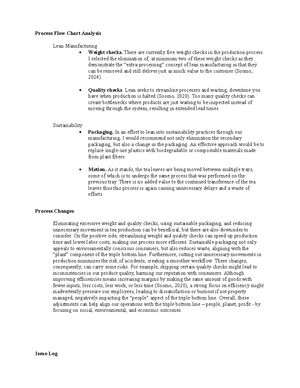 Module 1 People, Planet & Profit - Triple Bottom Line: A Manufacturing ...