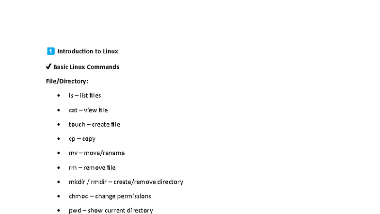 PDF4uyei - Experiment 1 and Experiment 2 - Introduction to Linux Basic ...