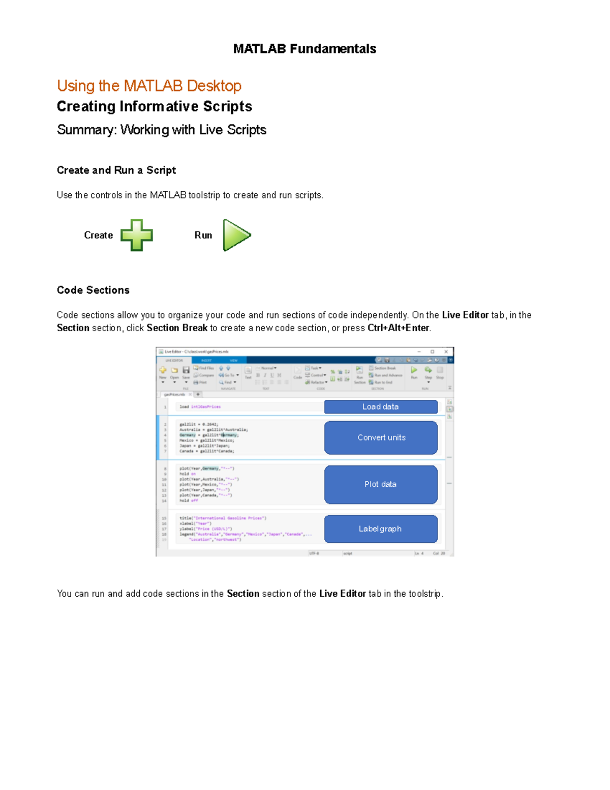 MATLAB Fundamentals - Quick Reference Guide for Programming Skills ...
