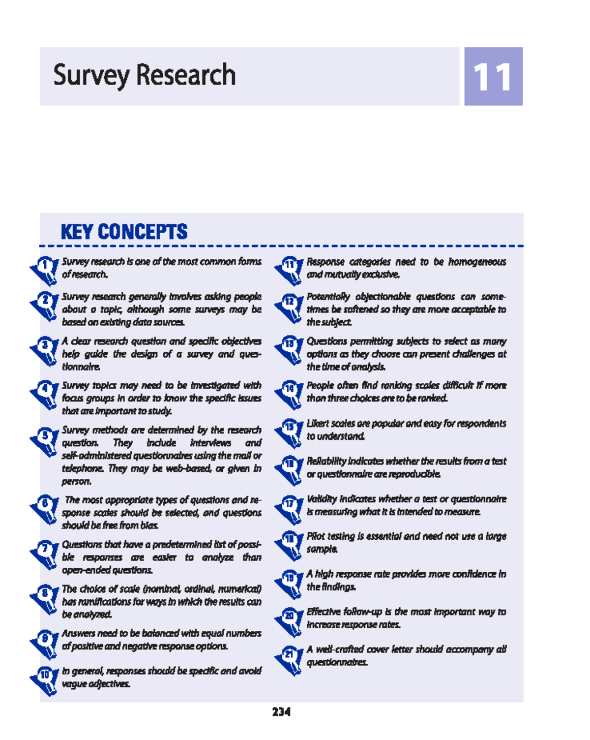 Chapter 11. Survey Research - Survey Research KEY CONCEPTS Bf Survey ...