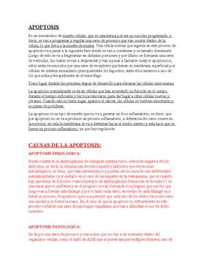 Quiescencia - Apuntes 1 - Quiescencia ¿Qué es? La quiescencia celular ...