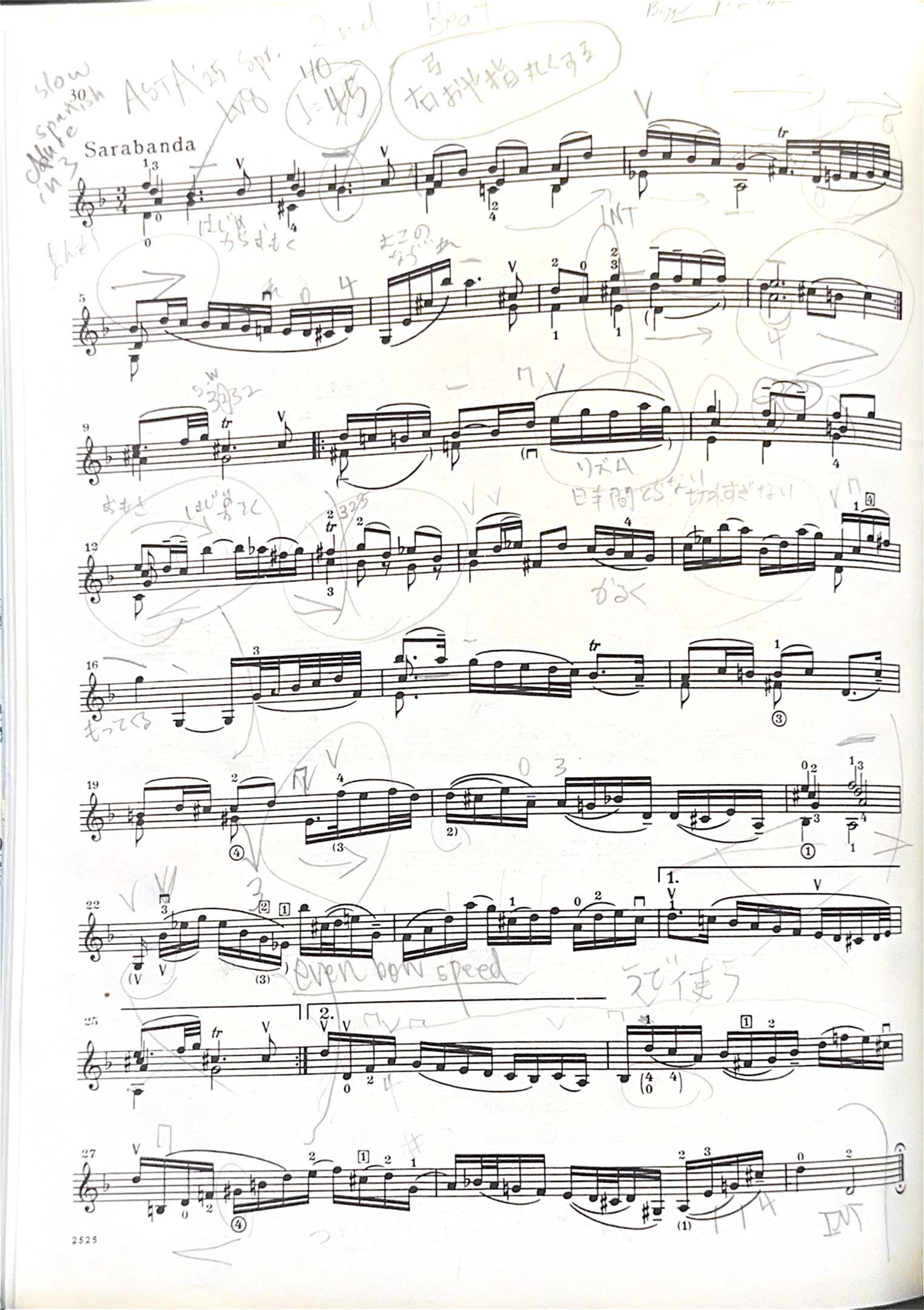 Bach Partita 2 Sarabande Analysis - Music 2525 IVI (I) - Studocu