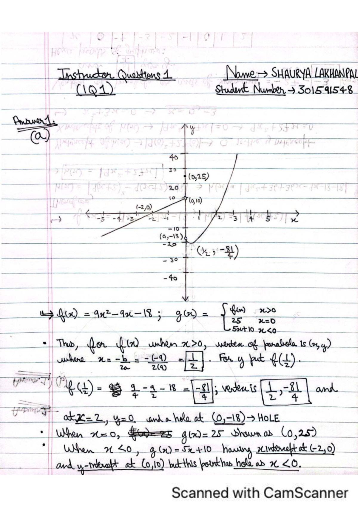 Basic derivatives (MATH 101) - instructor questions and answers - Studocu