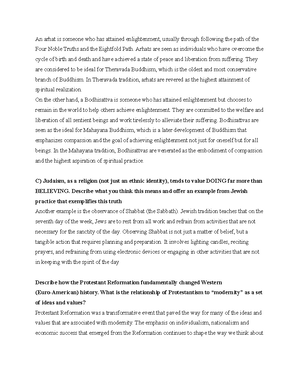 RELS 117: Study Guide for Exam #1 on Ancient Near East Religions ...