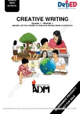 Creative Writing Module 1 Lessons 1,2, and 3 - SENIOR HIGH SCHOOL ...